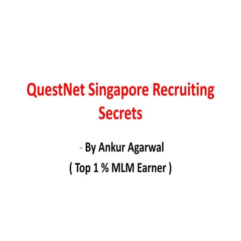 Questnet singapore | PPT
