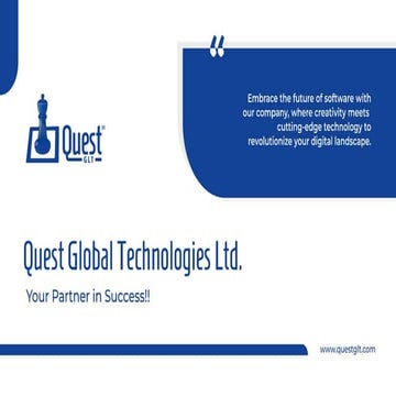 Salesforce Development - Quest Global Technologies | PPT