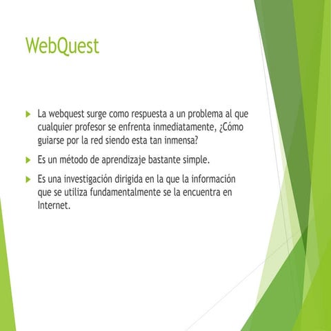 Webquest, miniquest y casa del tesoro | PPTX