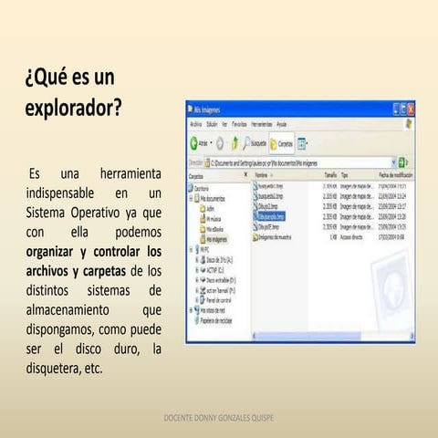 Qué es un explorador | PPTX