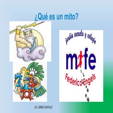 ¿QUÉ ES UN MITO? | PPT