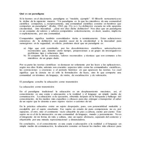 Paradigma (Definicion, tipos y ejemplos) | PPTX