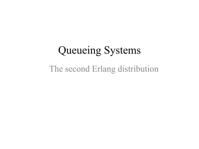 Queueing Systems Pptx