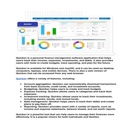 Quicken | PDF | Shareware and Freeware | Computer Software and Applications
