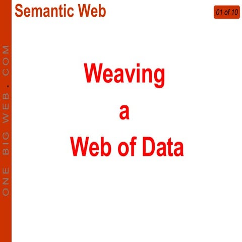 Quick Introduction To The Semantic Web | PPT