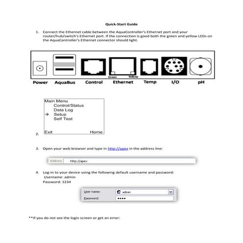 Quick start guide | PDF
