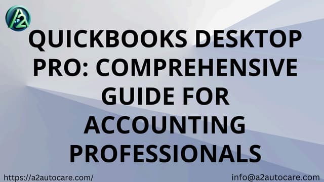 QuickBooks Desktop 2024: A Comprehensive Guide | PDF