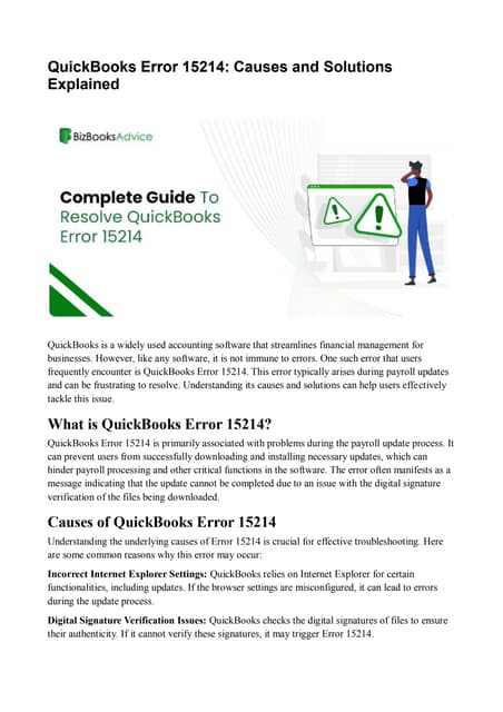 Fix QuickBooks Error Code 12000 - Troubleshooting Guide | PDF