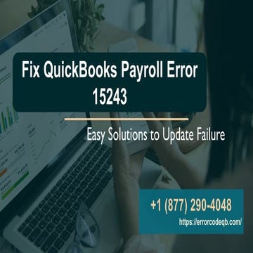 Fix QuickBooks Payroll Error 15243: Easy Solutions to Update Failure | PDF