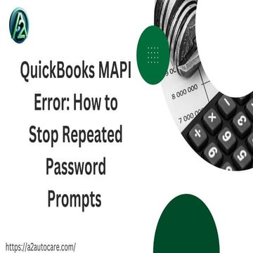 QuickBooks MAPI Error How to Stop Repeated Password Prompts .pdf