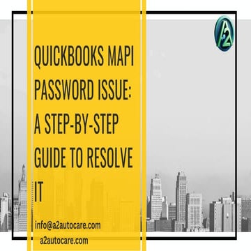 QuickBooks MAPI Password Issue A Step-by-Step Guide to Resolve It.pdf