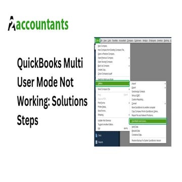 QuickBooks Multi User Mode Not Working Solutions Steps.pdf