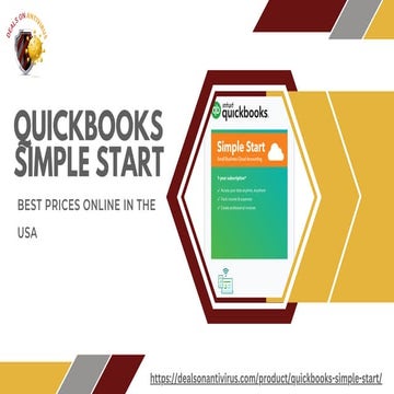 Quickbooks Simple Start Best Prices Online In The USA.pdf