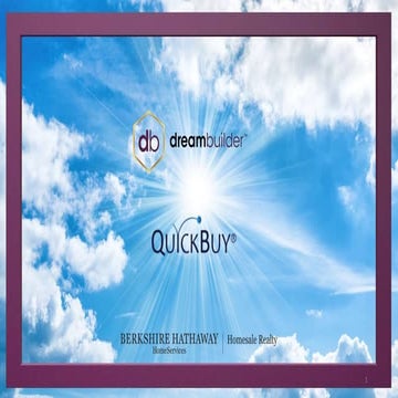 QuickBuy/Dreambuilder Programs | PPT