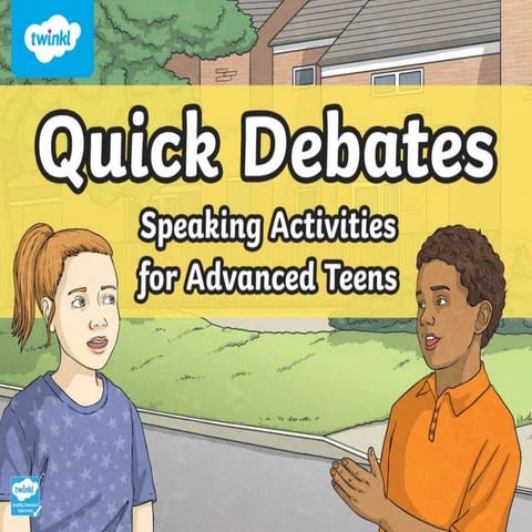 quick debate powerpoint para trabajar ingles | PPTX