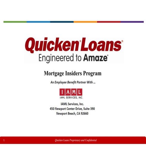 Quicken loans mortgage insiders presentation | PPTX