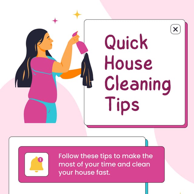 Quick House Cleaning Tips | PDF