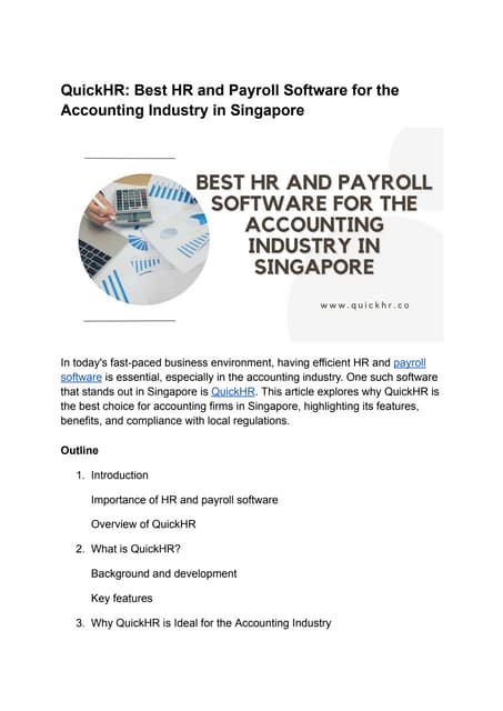 QuickHR_ Best Time & Attendance Tracking System for Singaporean ...