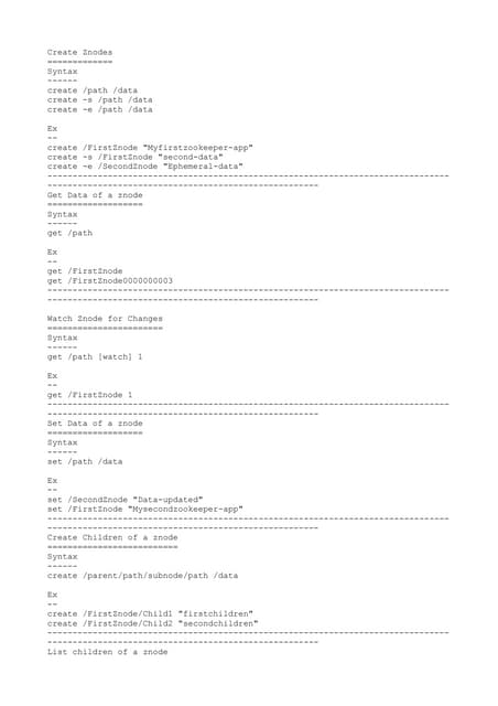 Quick reference for sqoop | PDF