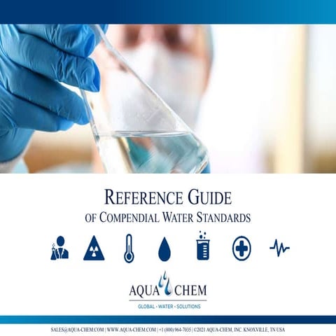Quick Reference Guide to Compendial Water Standards | PPTX
