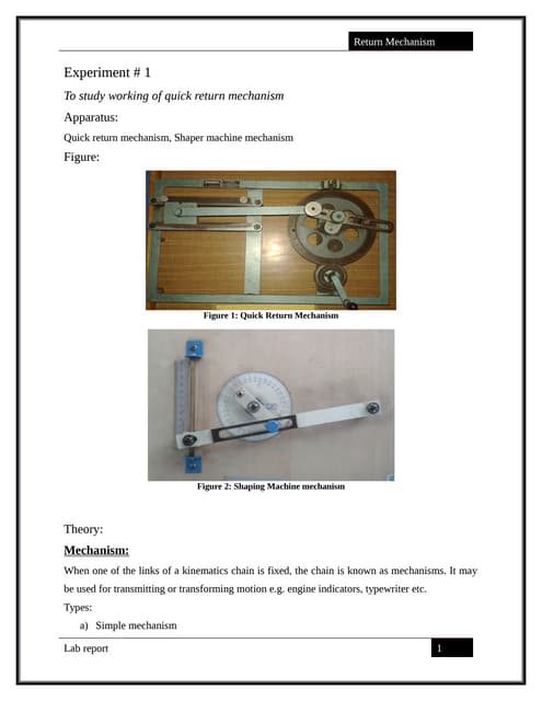 INVERSION OF MECHANISM | PPTX | Physics | Science