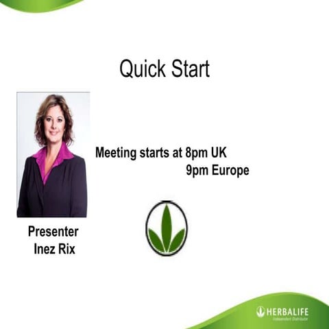 Quick start | PPT