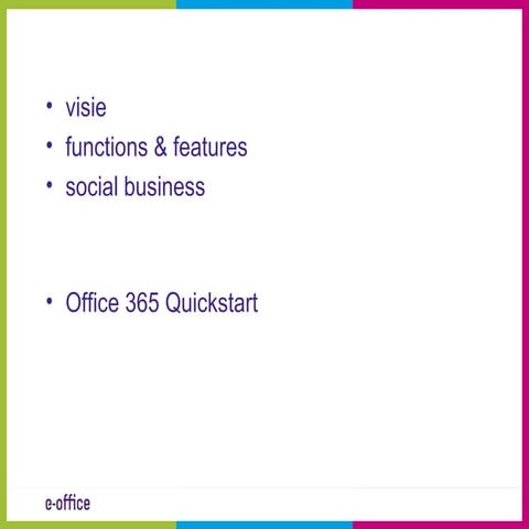 Quickstart Office 365 slides | PPT
