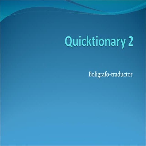 Quicktionary 2 | DOC