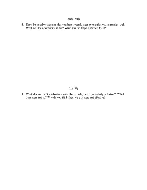 Quick write lesson4 | DOCX