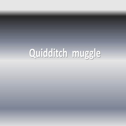 Quidditch muggle | PPT