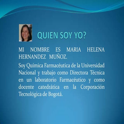 ¿Quien soy yo? | PPTX