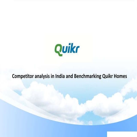 Quikr- Analysis | PPTX
