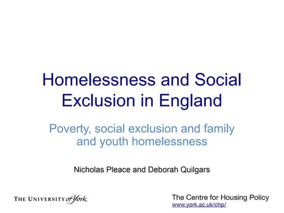 Homeless ppt (1) | PPTX