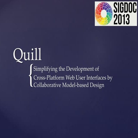 Quill slides-www2013 | PDF