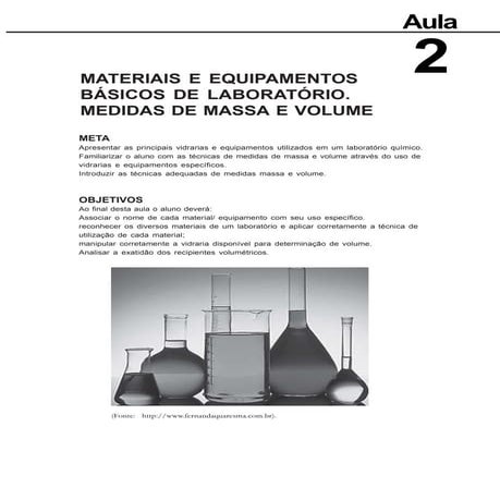 Quimica experimental -_aula02 | PDF