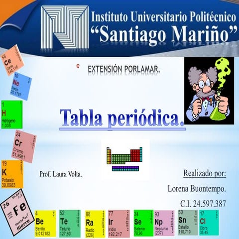 Quimica tabla periodica | PPTX