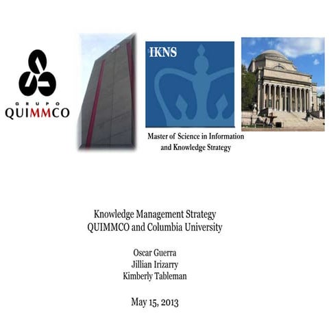 Quimmco may 15 2013v3 2 | PPT