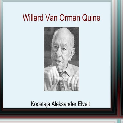 Quine | PPT