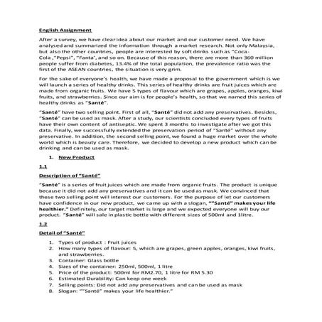 Quinnie ng nyen hoong english assignment 1 create product | DOCX