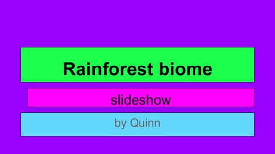 Help Save The Rainforest | PPT | Geography | Science