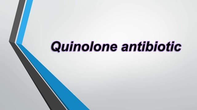 Quinolones | PPT