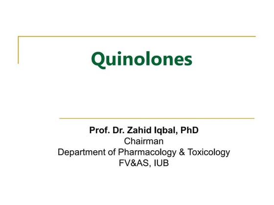 Quinolones | PPT