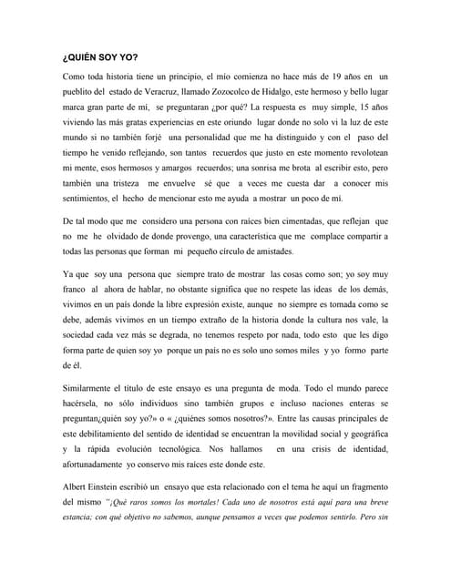 Quién soy yo | PPT