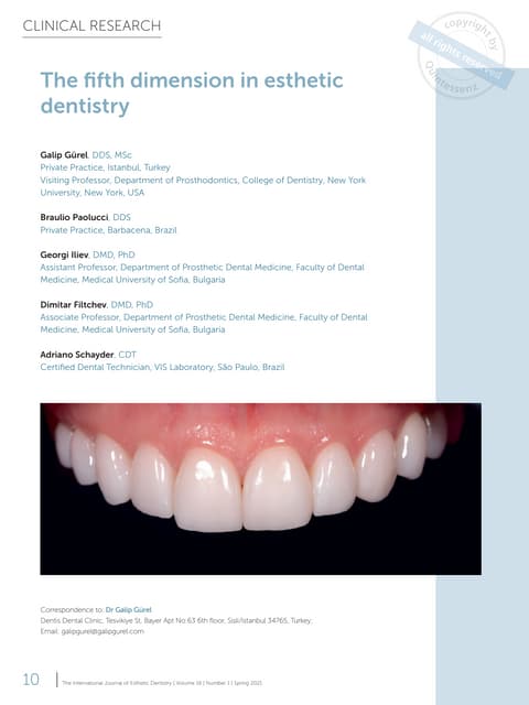 The Evolution of Cosmetic Dentistry: Past, Present, and Future | PPTX ...