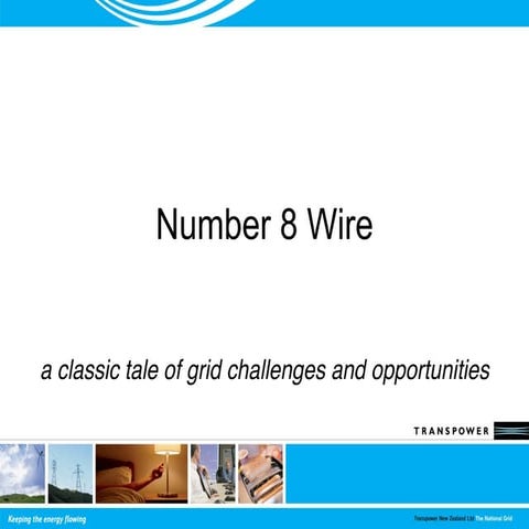 Number 8 Wire - a story on demand response by Transpower | PDF