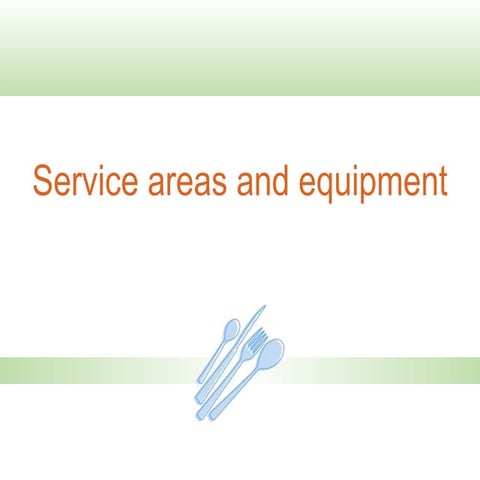 Front of House Service Items | PPT