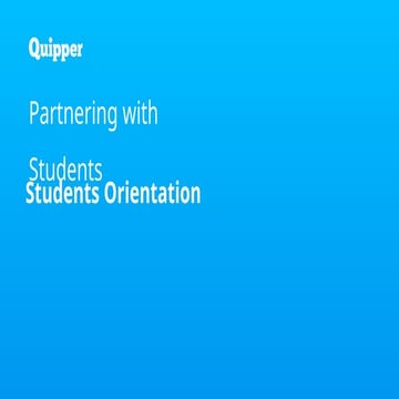 Quipper Student's Orientation about using the website .pptx