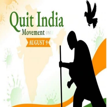 Quit India Movement.pptx. | PPTX