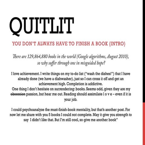QUIT LIT | PDF