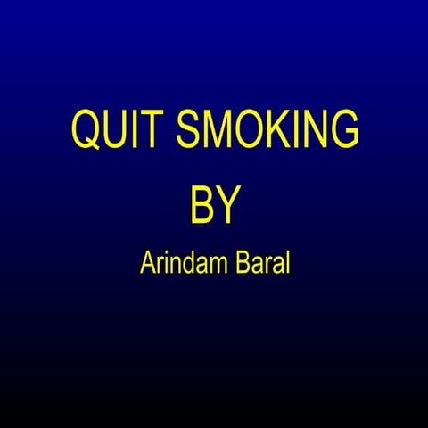 Quit Smoking | PPT